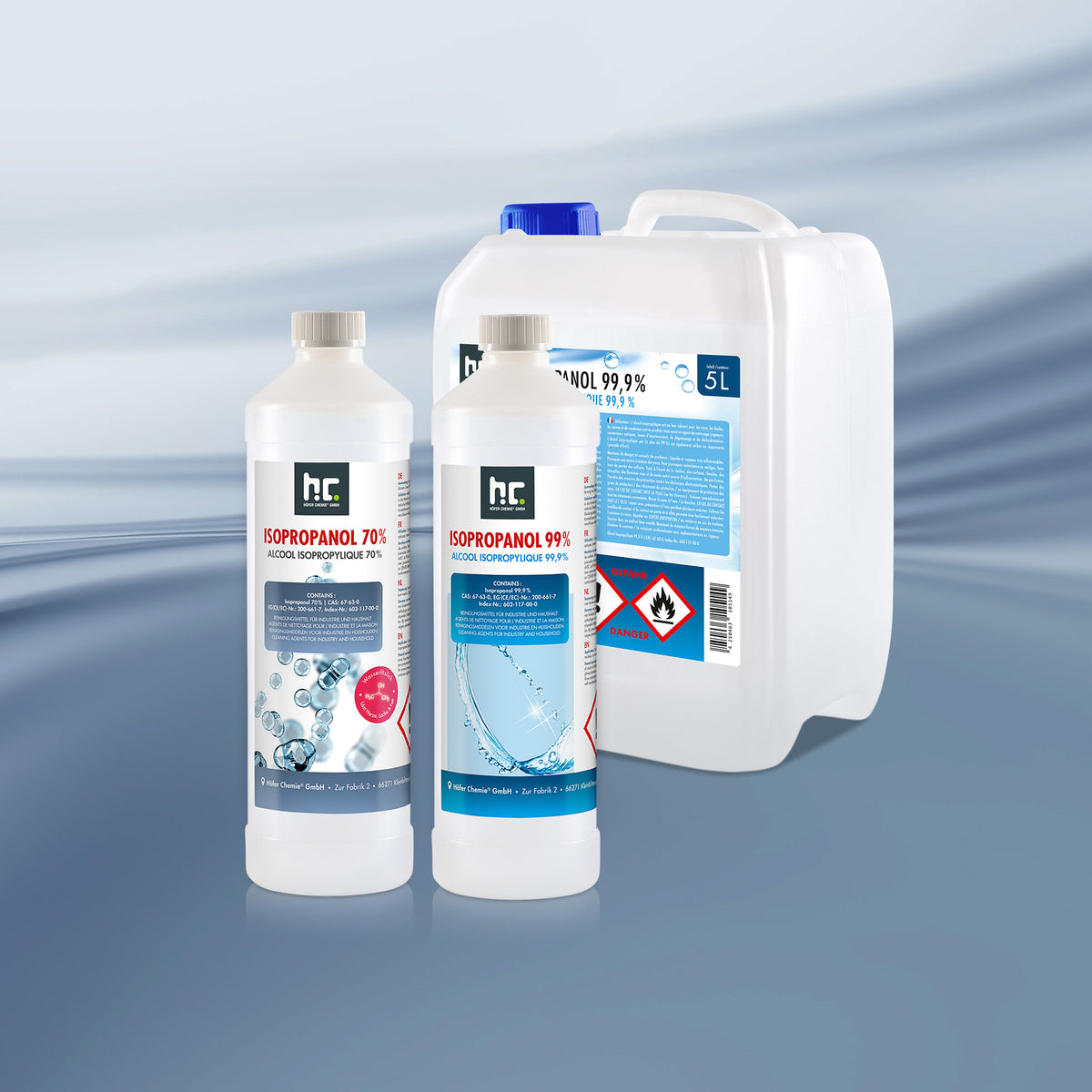 Isopropanol 70% kaufen – ideal für Haushalt & Reinigung– Höfer Chemie GmbH